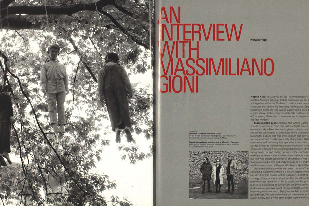 Interview with Massimiliani Gioni – Natalie King